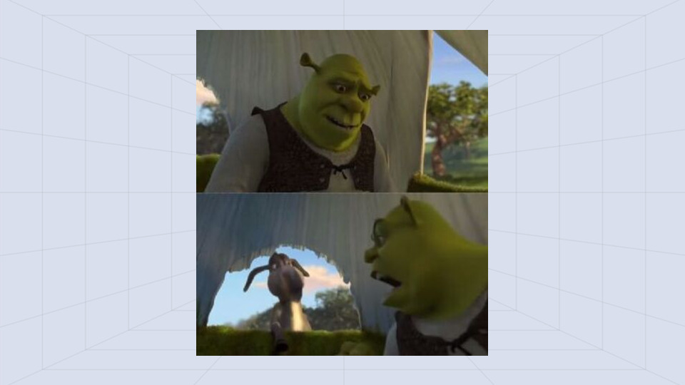 shrek five minutes - AI Memes Template