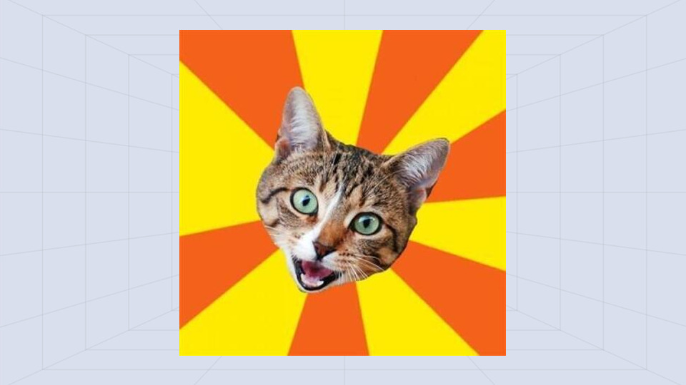 Bad Advice Cat - AI Memes Template