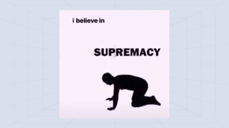 I believe in supremacy - AI Memes Template