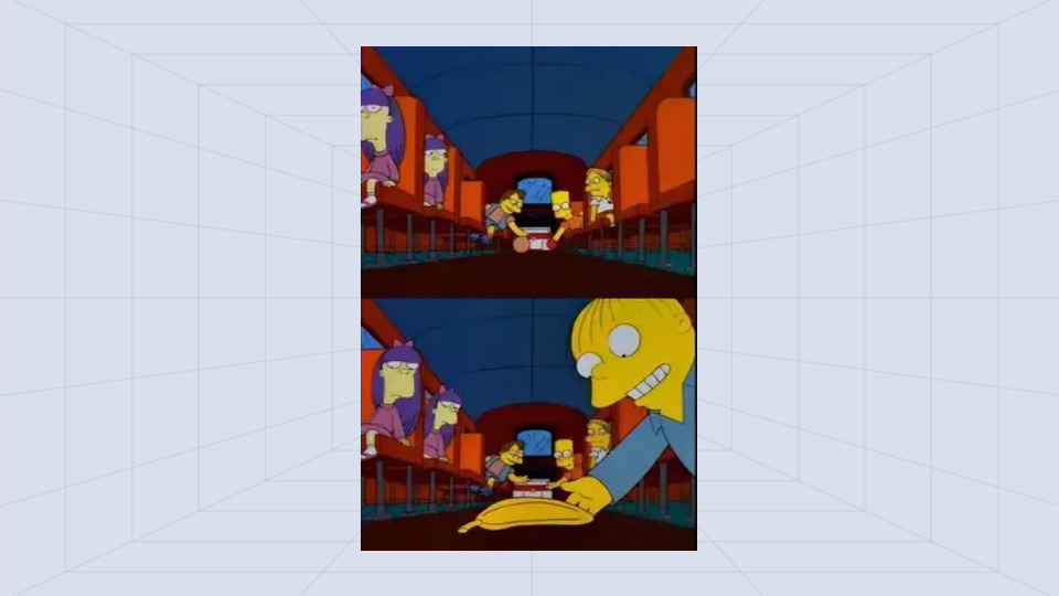 Go Apple! Go Orange! Go Banana! - Fruit Race - The Simpsons - AI Memes ...