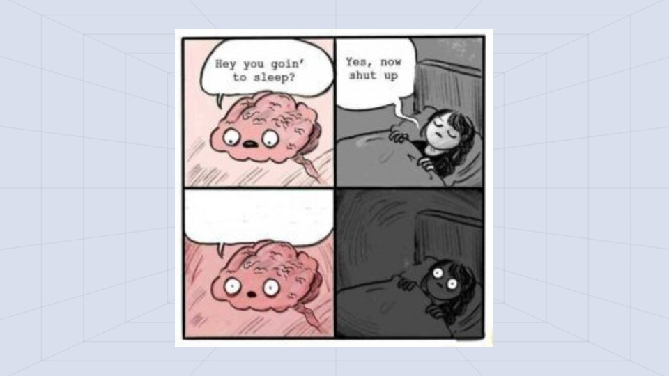 Brain Before Sleep - AI Memes Template