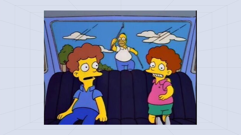 He's Gaining On Us! Homer Chasing with Golf Clubs - The Simpsons - AI ...