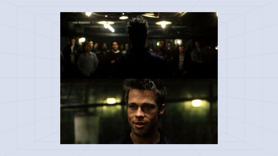 First rule of the Fight Club - AI Memes Template