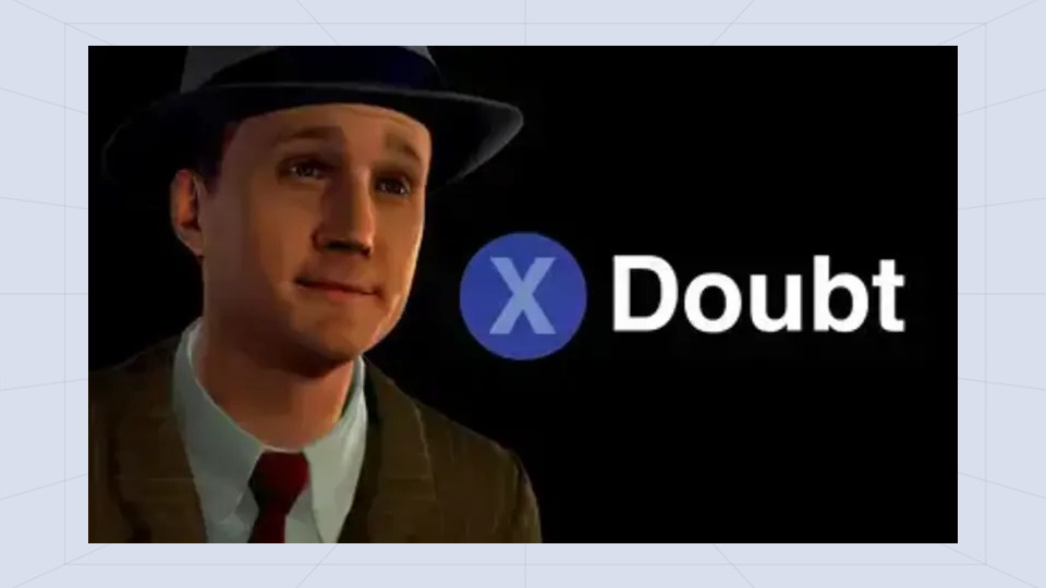 Press X to Doubt - L.A. Noire - AI Memes Template
