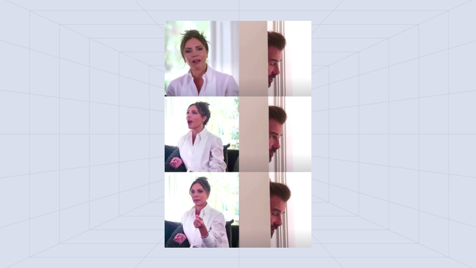 Victoria David Beckham Be Honest - AI Memes Template