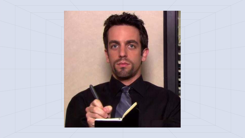 Ryan Howard Taking Notes - The Office - AI Memes Template