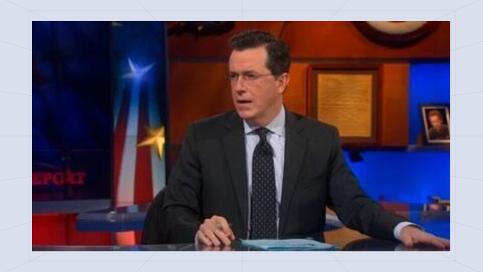 Speechless Colbert Face - AI Memes Template