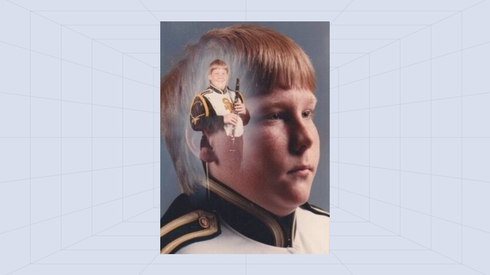 PTSD Clarinet Boy - AI Memes Template