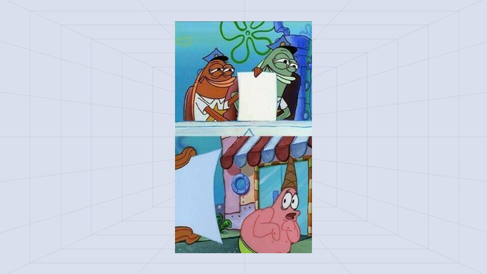 patrick scared - AI Memes Template