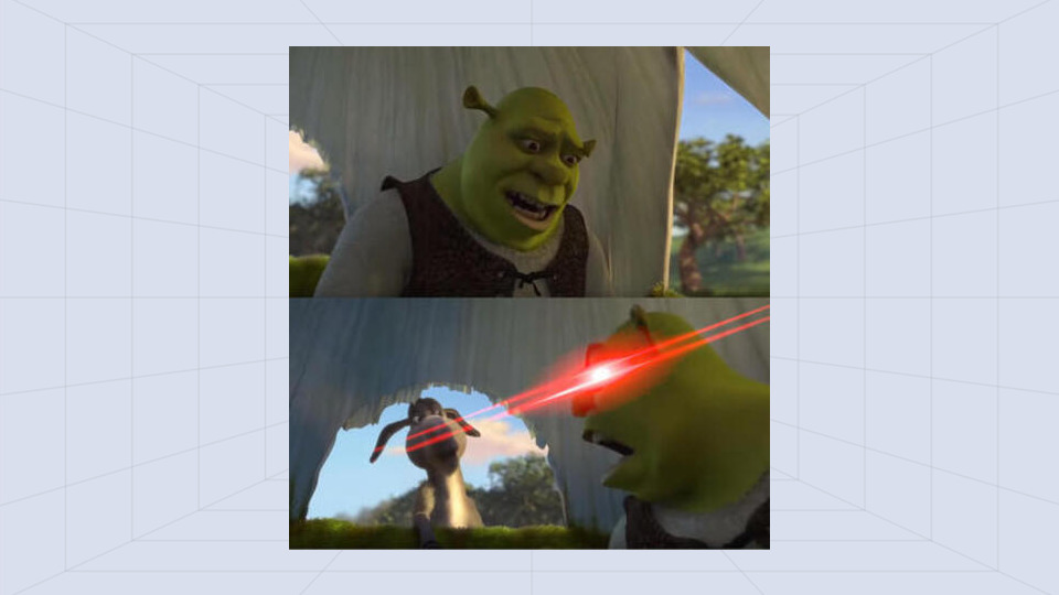 shrek five minutes - AI Memes Template