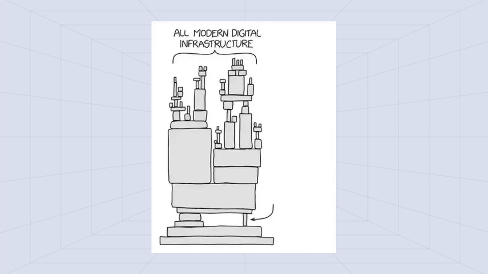 All Modern Infrastructure - Complex Jenga Structure Supported by Tiny ...