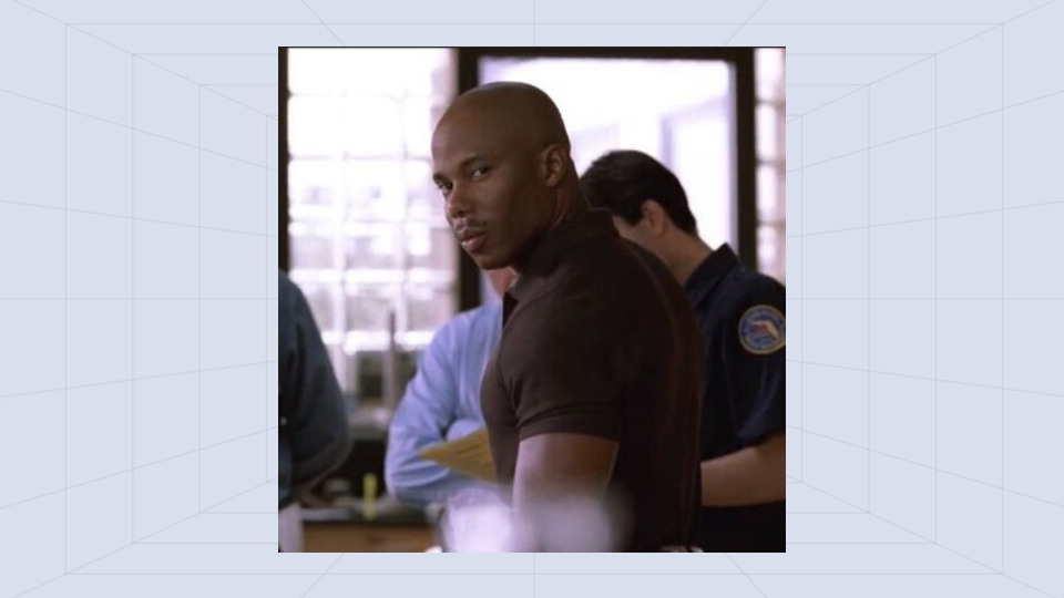 Doakes Suspicious from Dexter - AI Memes Template