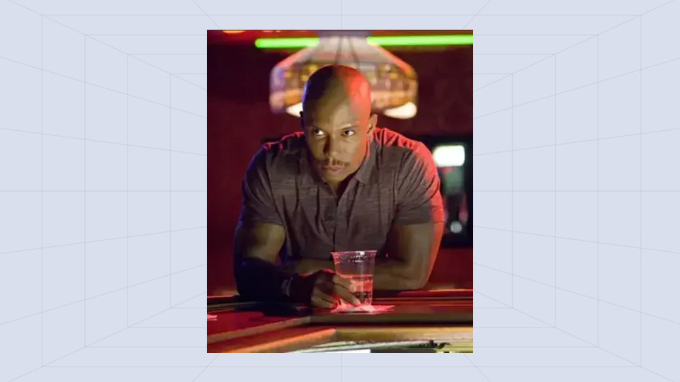 Suspicious Doakes At Bar - Can't Prove it - Dexter - AI Memes Template
