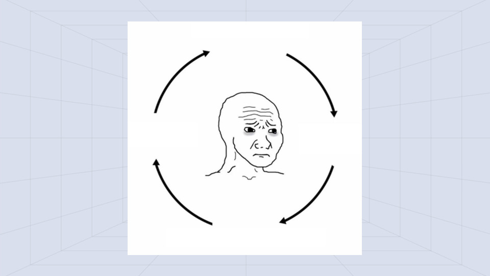 Sad Wojak Loop - AI Memes Template