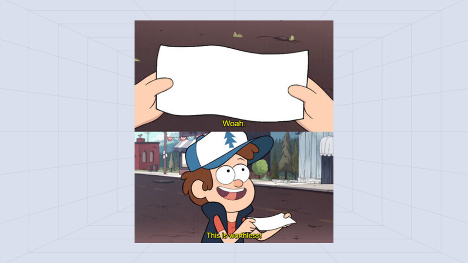 This is Worthless - AI Memes Template
