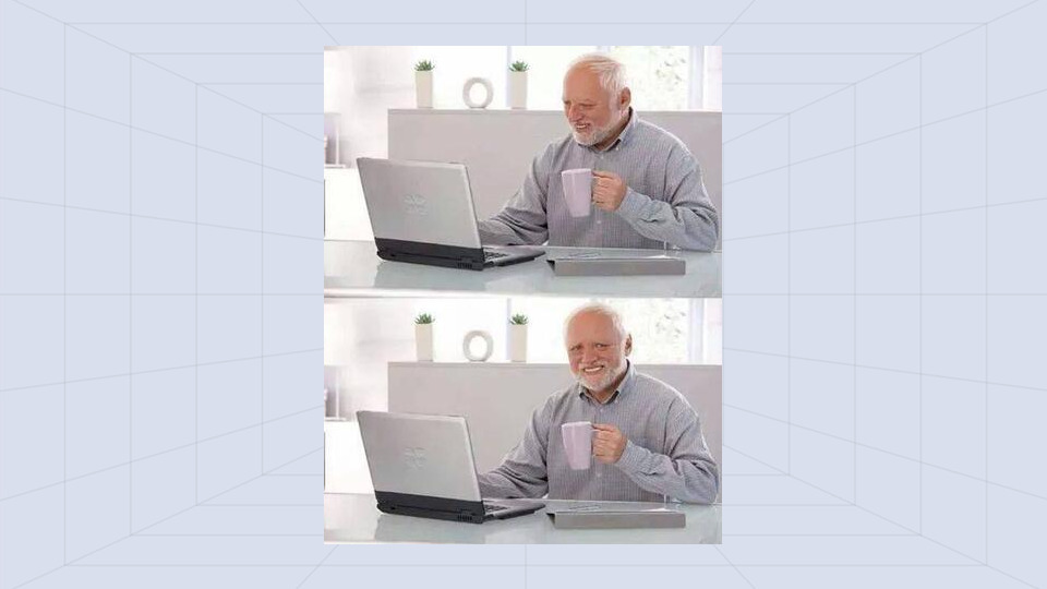Hide the Pain Harold - AI Memes Template