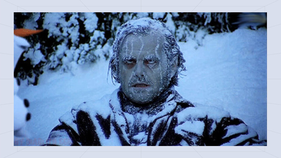Jack Nicholson The Shining Snow - AI Memes Template