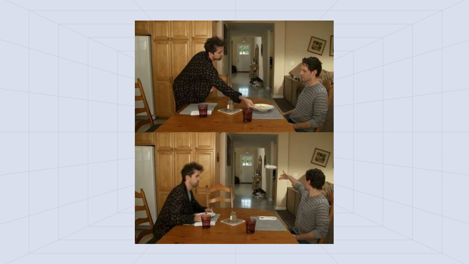 Plate Toss - It's Always Sunny in Philadelphia - AI Memes Template