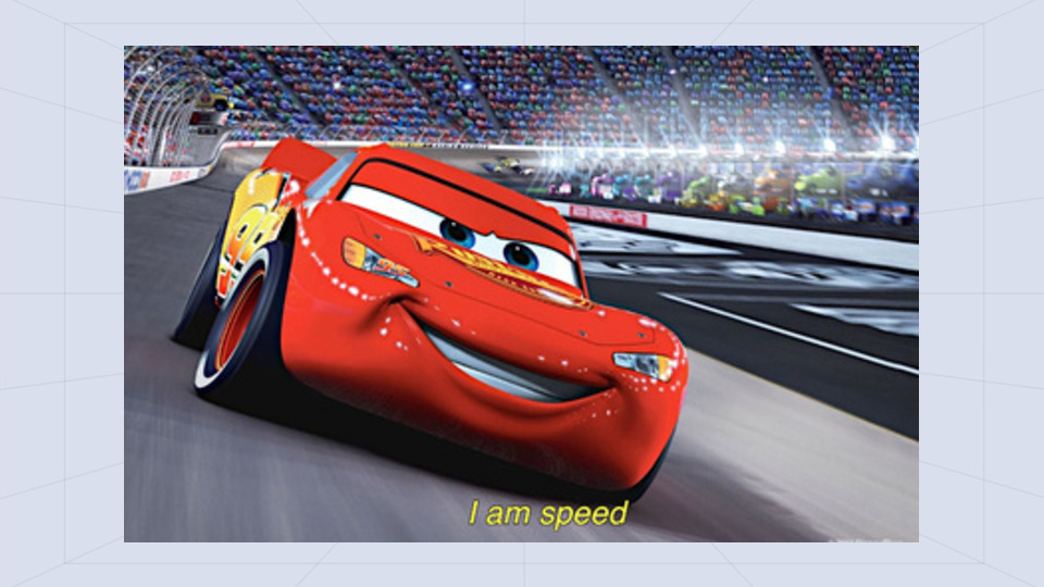 I am speed - AI Memes Template