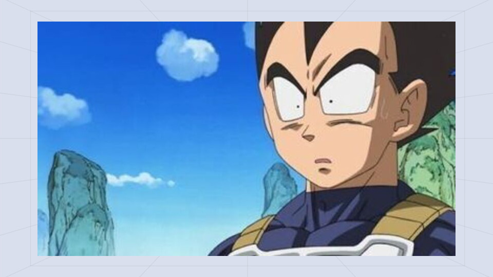 Surprized Vegeta - AI Memes Template