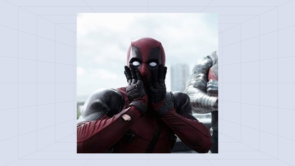 Deadpool Surprised - AI Memes Template