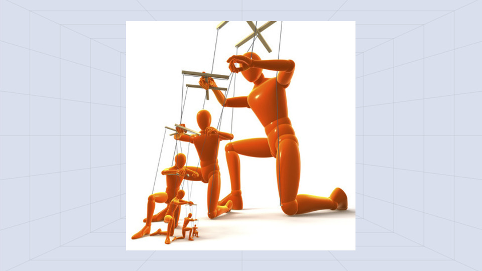 Puppet hierarchy - AI Memes Template