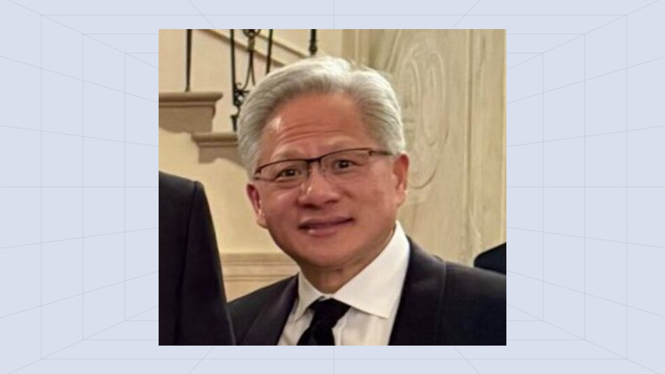 Jensen Huang Nervously Smiling - Nvidia CEO - AI Memes Template