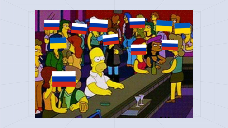 Homer Simpson In Lesbian Bar - AI Memes Template