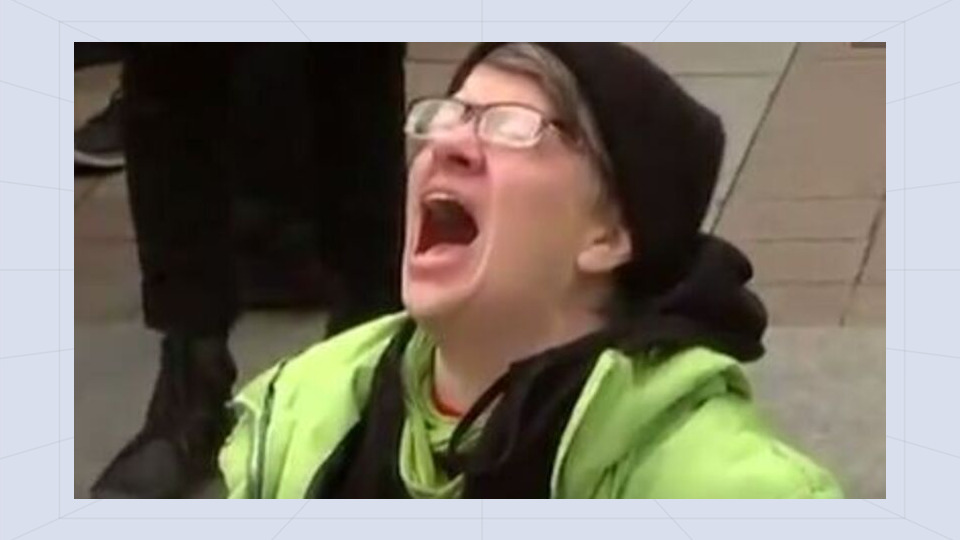 Screaming Liberal - AI Memes Template
