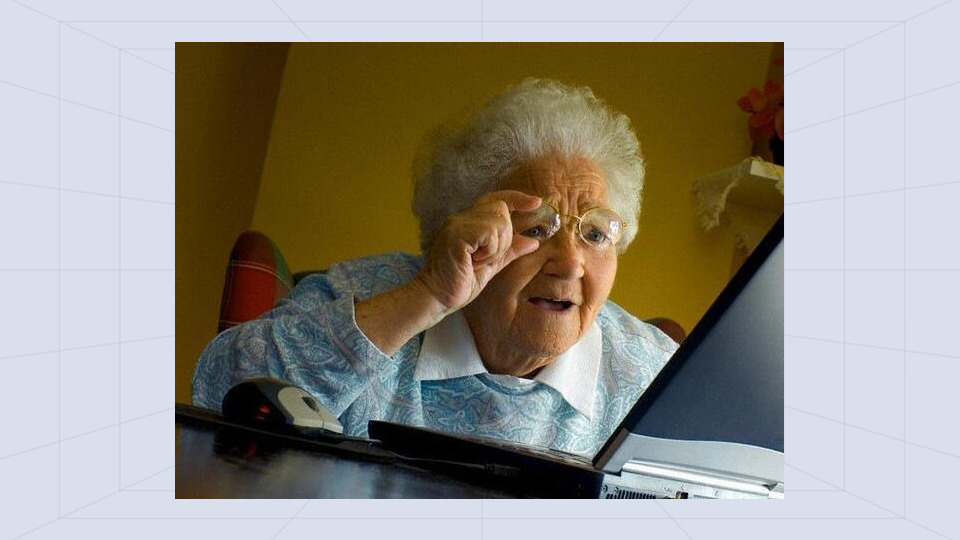 Grandma Finds The Internet - AI Memes Template