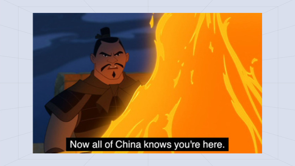 Now all of China knows you're here - AI Memes Template