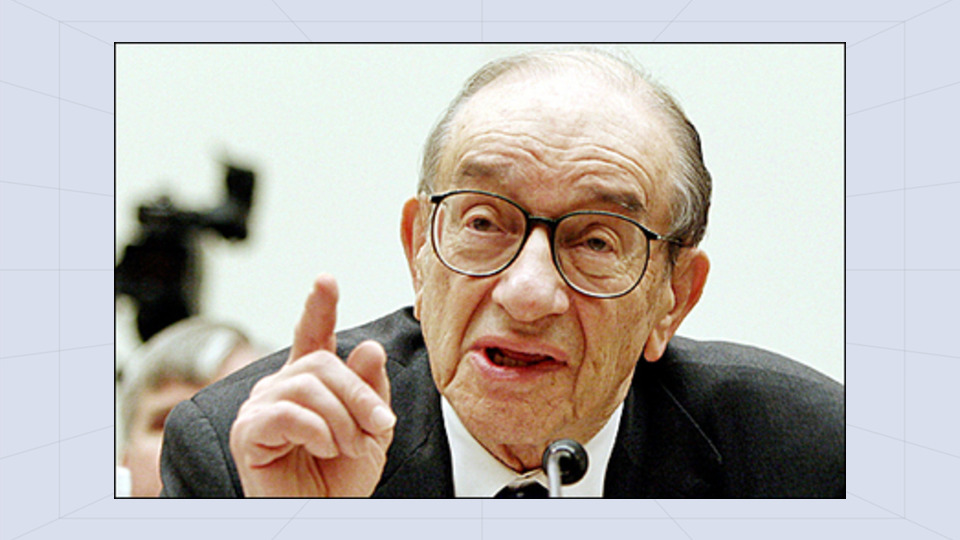 Alan Greenspan - AI Memes Template