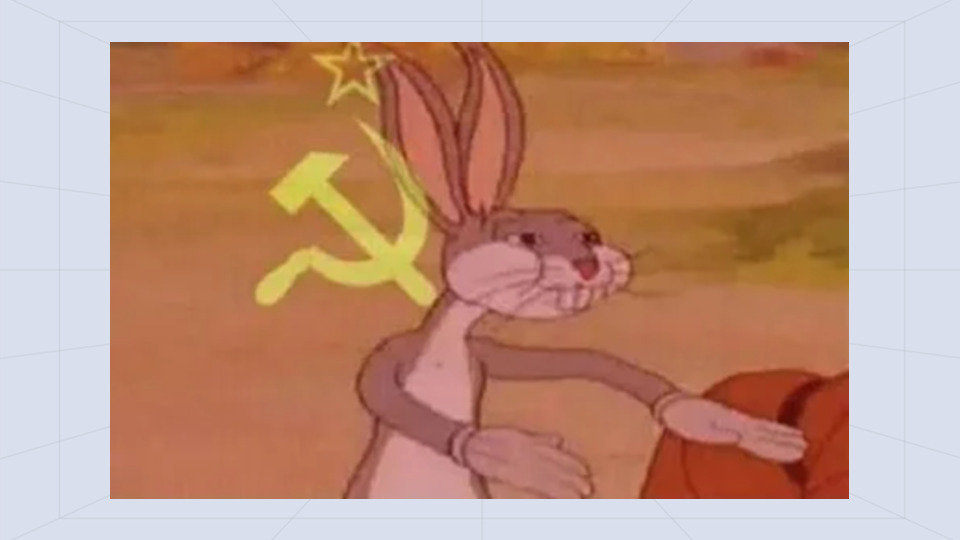 Communist Bugs Bunny - AI Memes Template