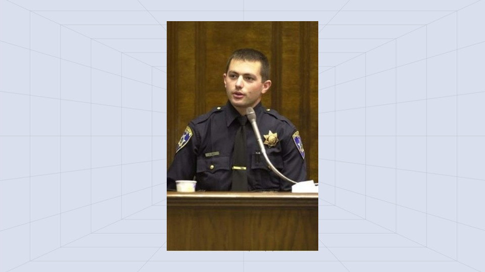 Police Officer Testifying - AI Memes Template