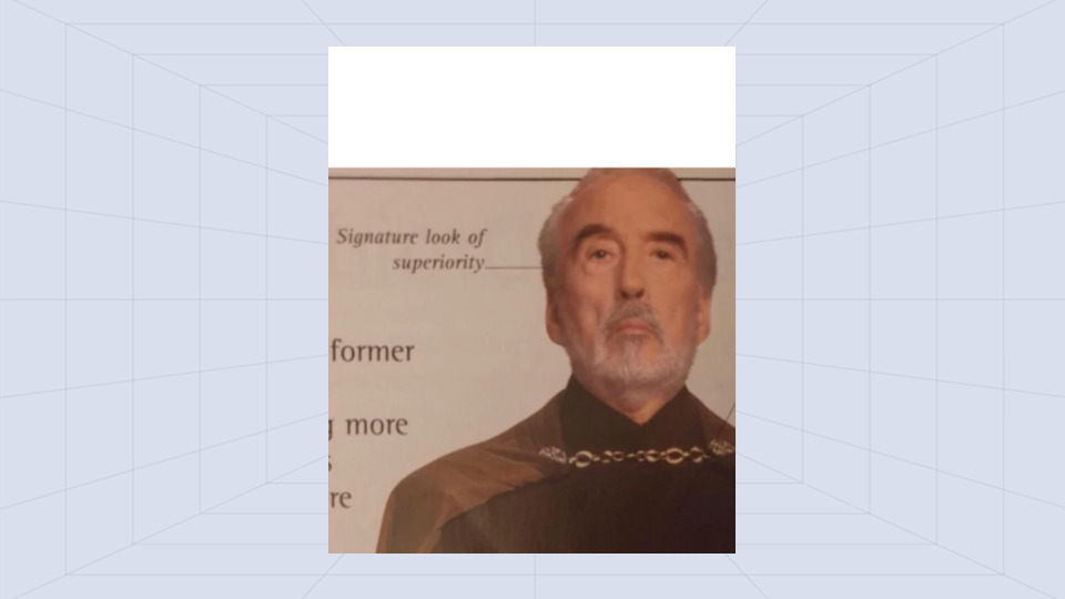 Signature Look of superiority - AI Memes Template