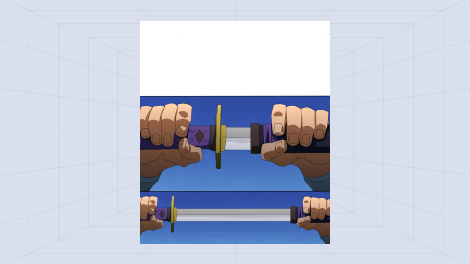 Unsheathing Sword - AI Memes Template