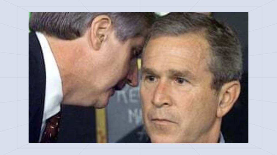 George Bush Learns About 9/11 - AI Memes Template
