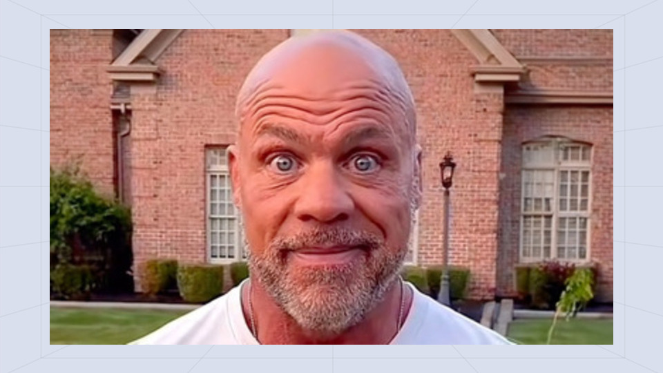 Kurt Angle Stare - AI Memes Template
