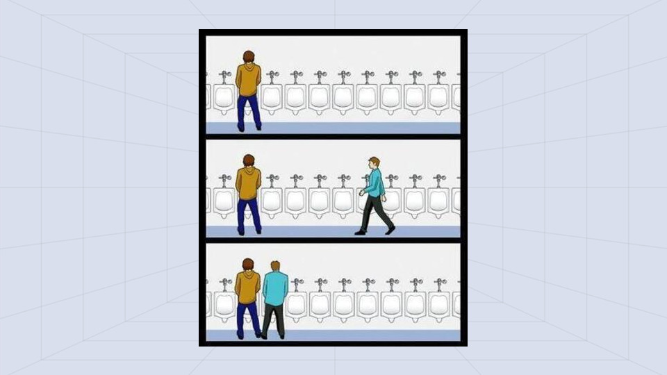 Urinal Guy - AI Memes Template