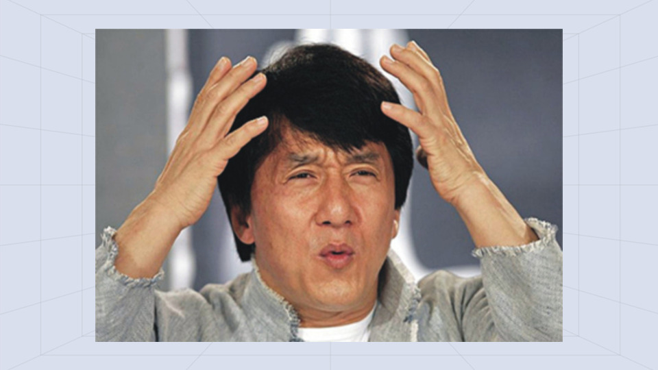 Jackie Chan Confused - AI Memes Template