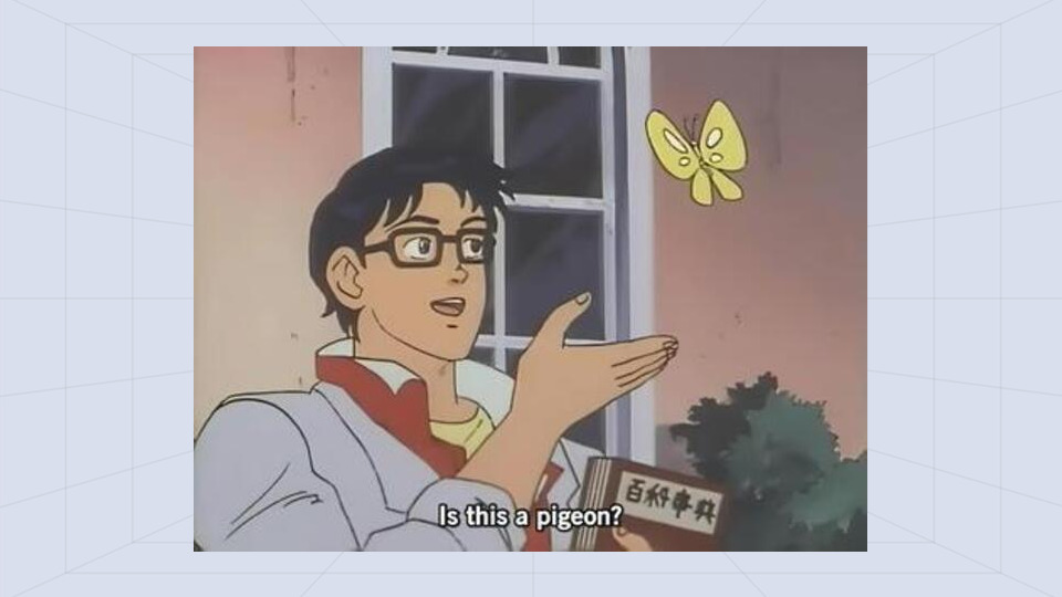 ANIME BUTTERFLY MEME - AI Memes Template