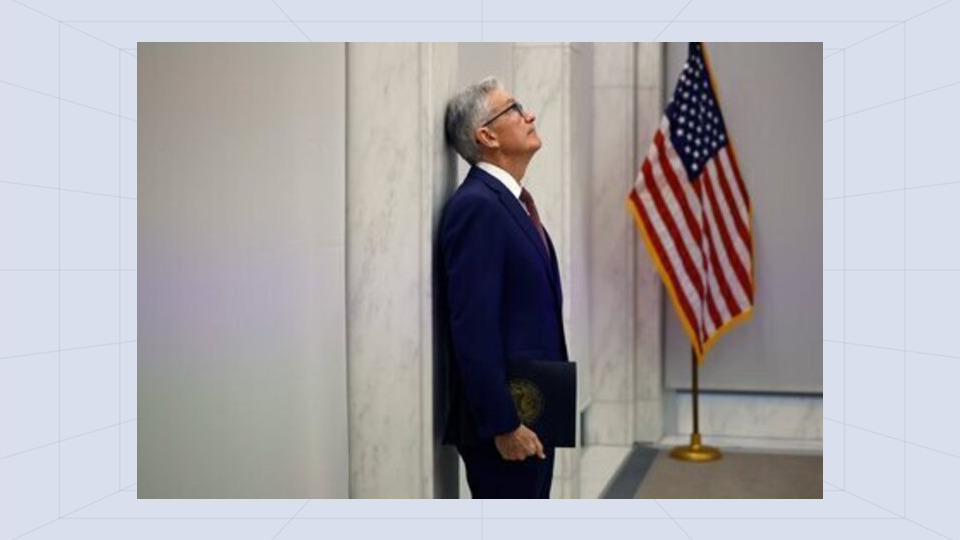 Federal Reserve Chair Jerome Powell Pausing Against the Wall - AI Memes ...